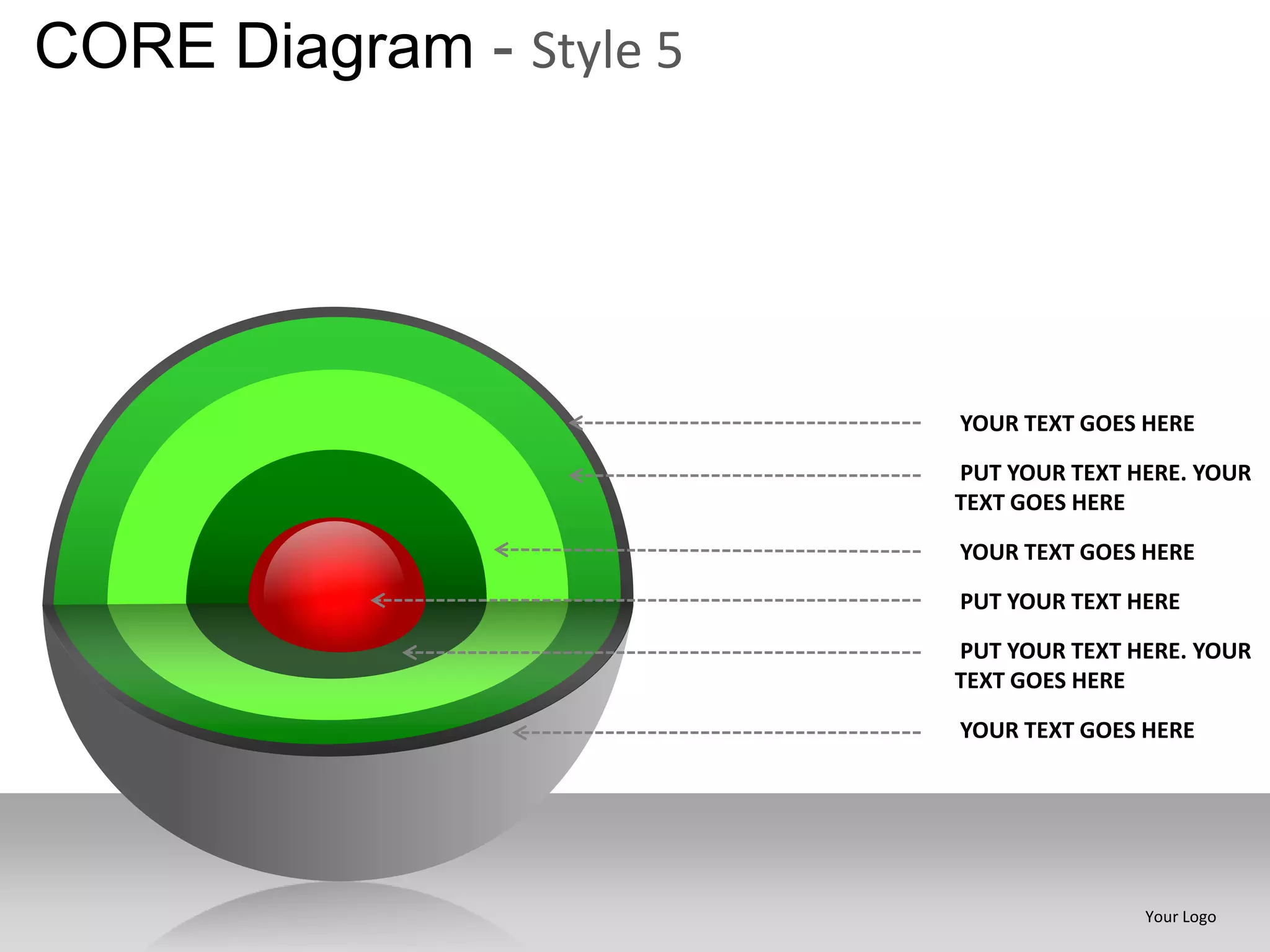 Core diagram style 5 powerpoint presentation templates | PPTX