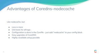 Coredns nodecache - A highly-available Node-cache DNS server | PPT