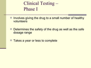 Core Drug Development Cycle | PPT