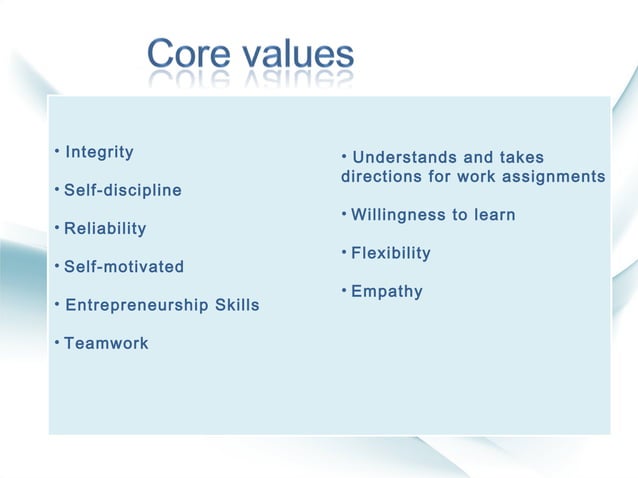 Core employability factors | PPT