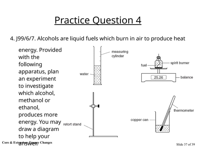 Core & Extension - Chemical Changes - Energy Changes in Chemical ...