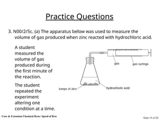 Core & Extension Chemical Reactions-Speed III Speed of Rxn 2.pptx