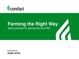 Farming the Right Way | PDF