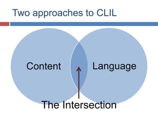 Core features of clil | PPT