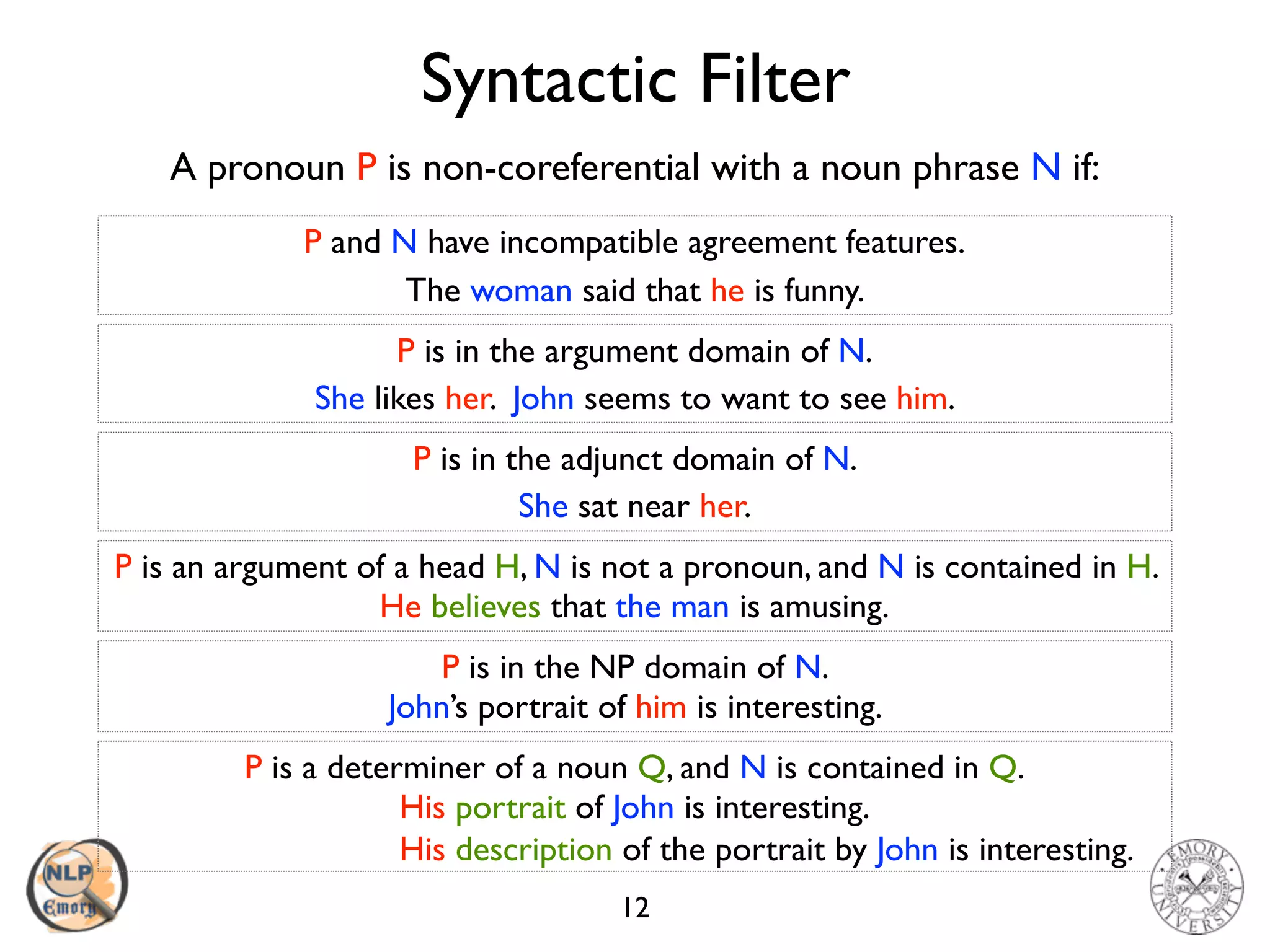 CS571: Coreference Resolution | PPT