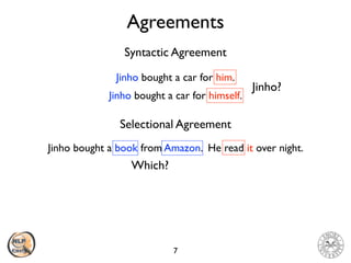 CS571: Coreference Resolution | PPT