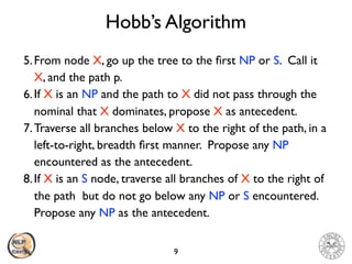 CS571: Coreference Resolution | PPT