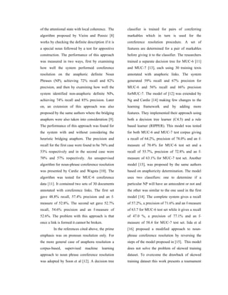 Coreference Resolution using Hybrid Approach | PDF