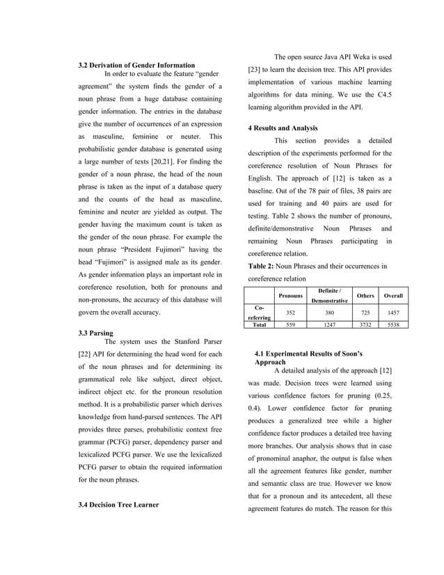 Coreference Resolution using Hybrid Approach | PDF
