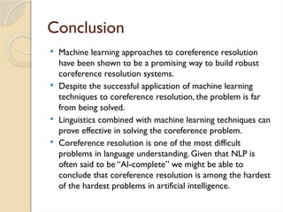 Coreference_Resolution in Natural language processing | PPT