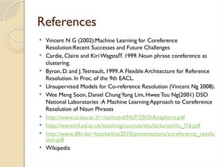 Coreference_Resolution in Natural language processing | PPT