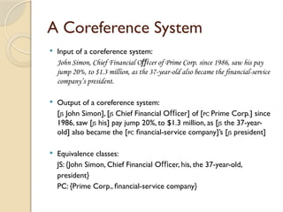 Coreference_Resolution in Natural language processing | PPT