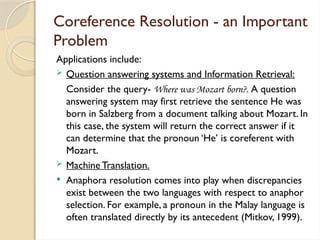 Coreference_Resolution in Natural language processing | PPT