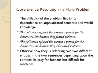 Coreference_Resolution in Natural language processing | PPT