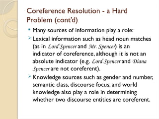 Coreference_Resolution in Natural language processing | PPT