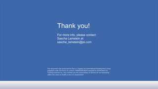 Presentation_Lamstein - Breaking Barriers to Improve Health and ...