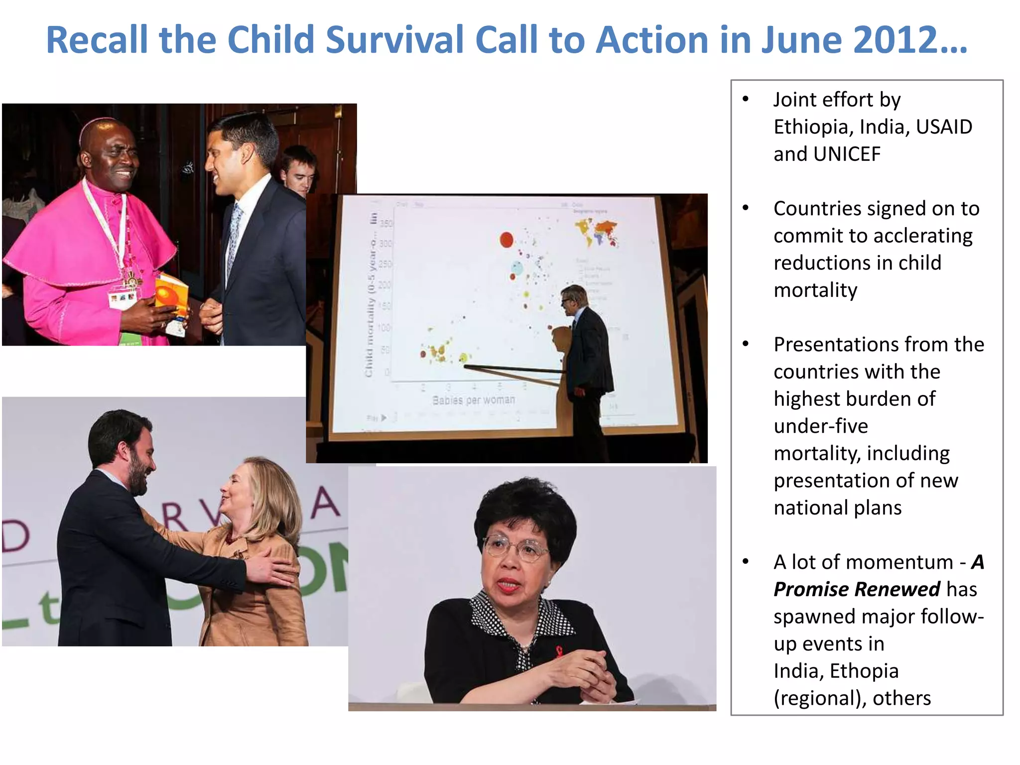 What Happened Since the Child Survival Call to Action_John Borazzo_4.26.13