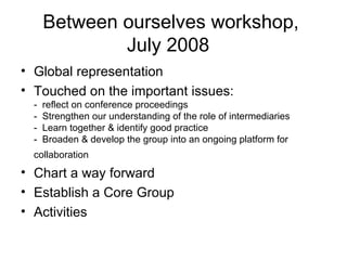 Core Group Presentation | PPT