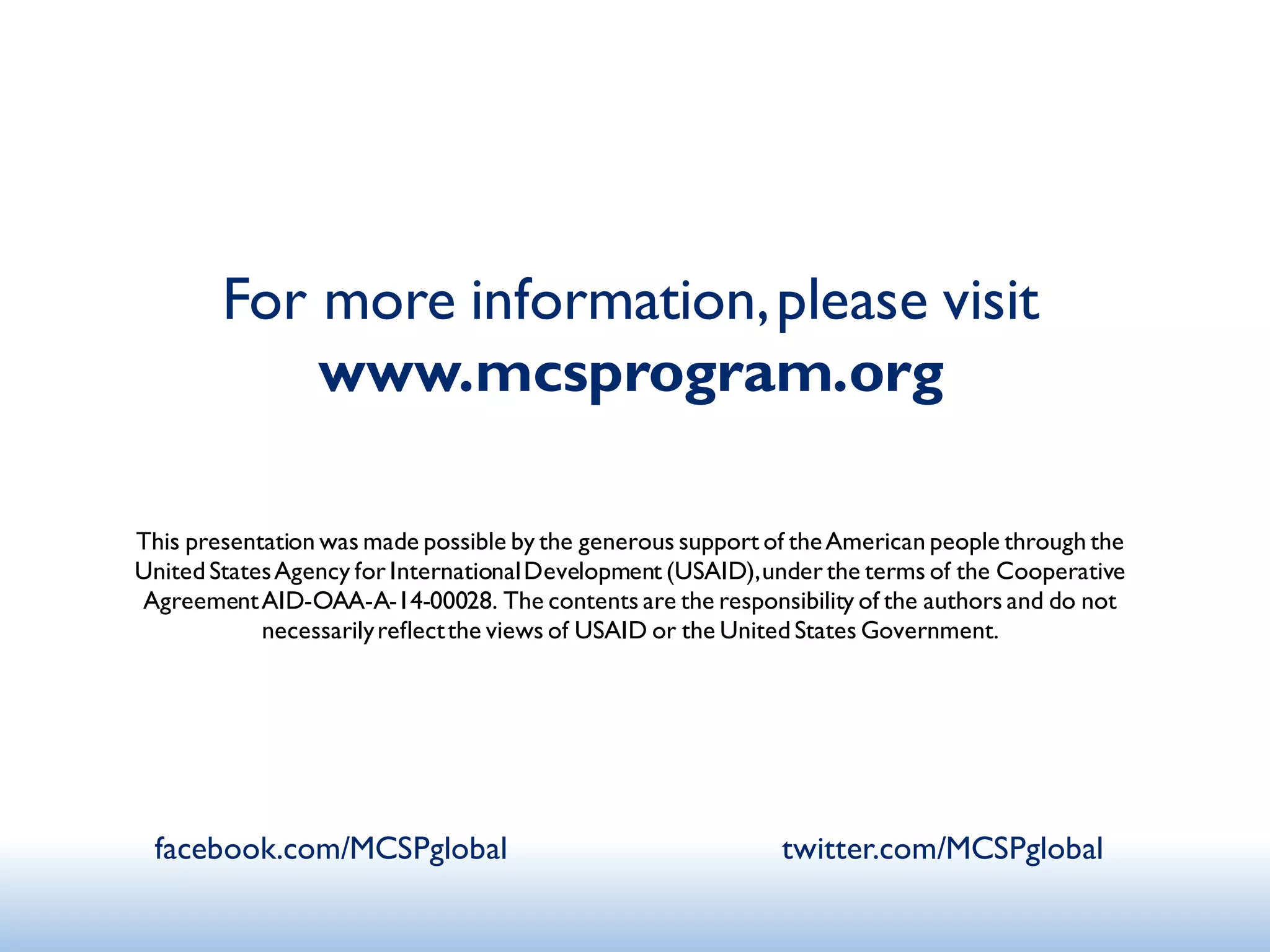 Overview of the Integrated Community Case Management (iCCM) of ...