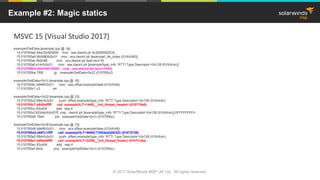 C++ and Assembly: Debugging and Reverse Engineering | PPTX