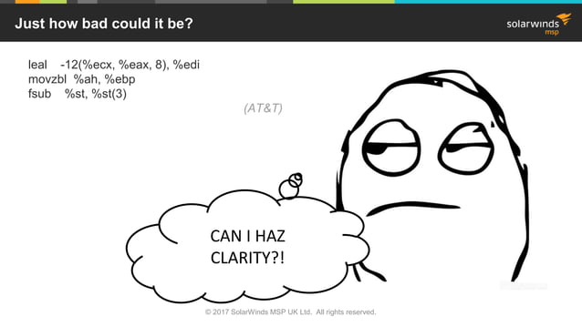 C++ and Assembly: Debugging and Reverse Engineering | PPT
