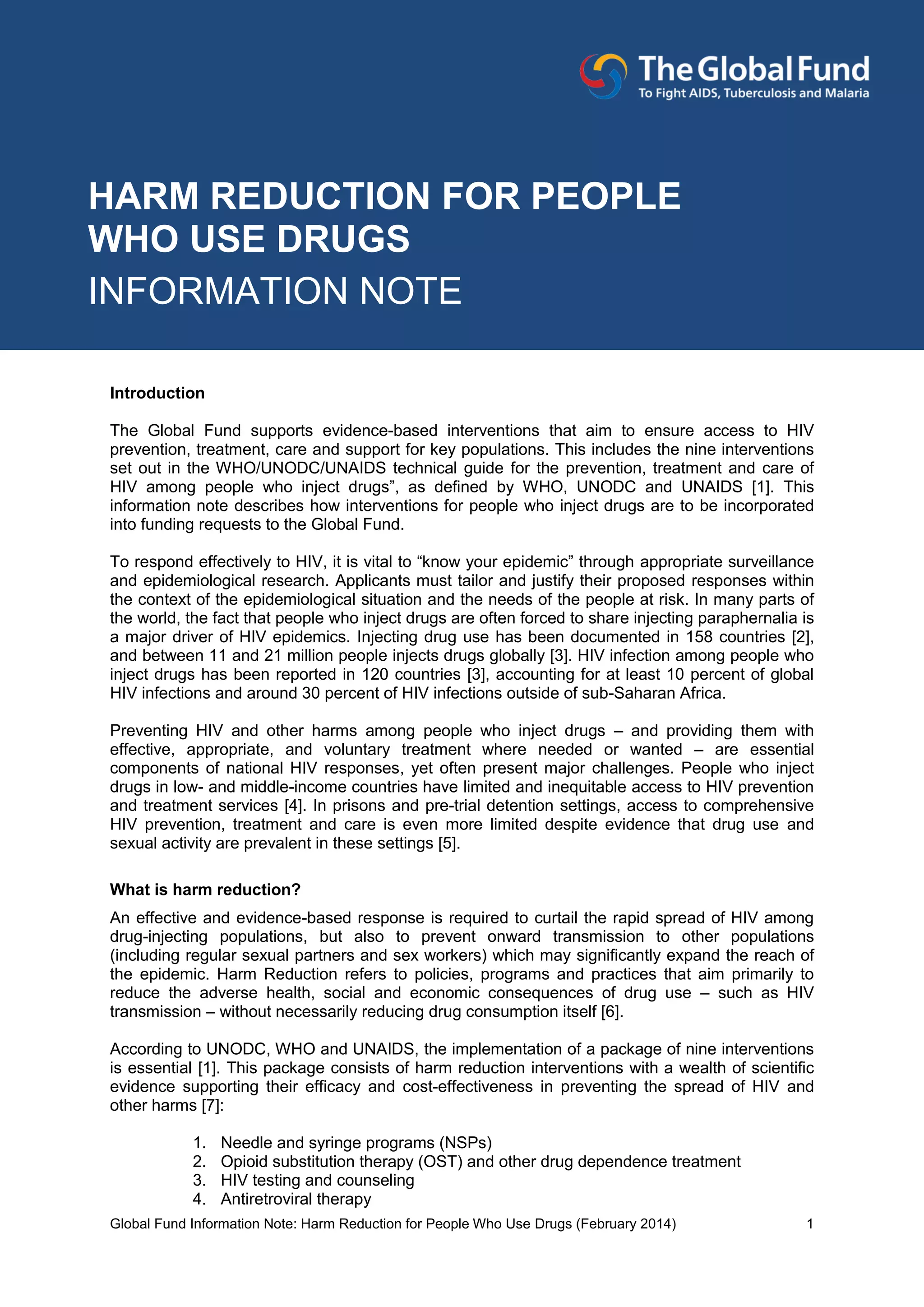 Core harm reduction_infonote_en | PDF