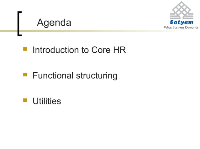 Core hr(ppt) | PPT