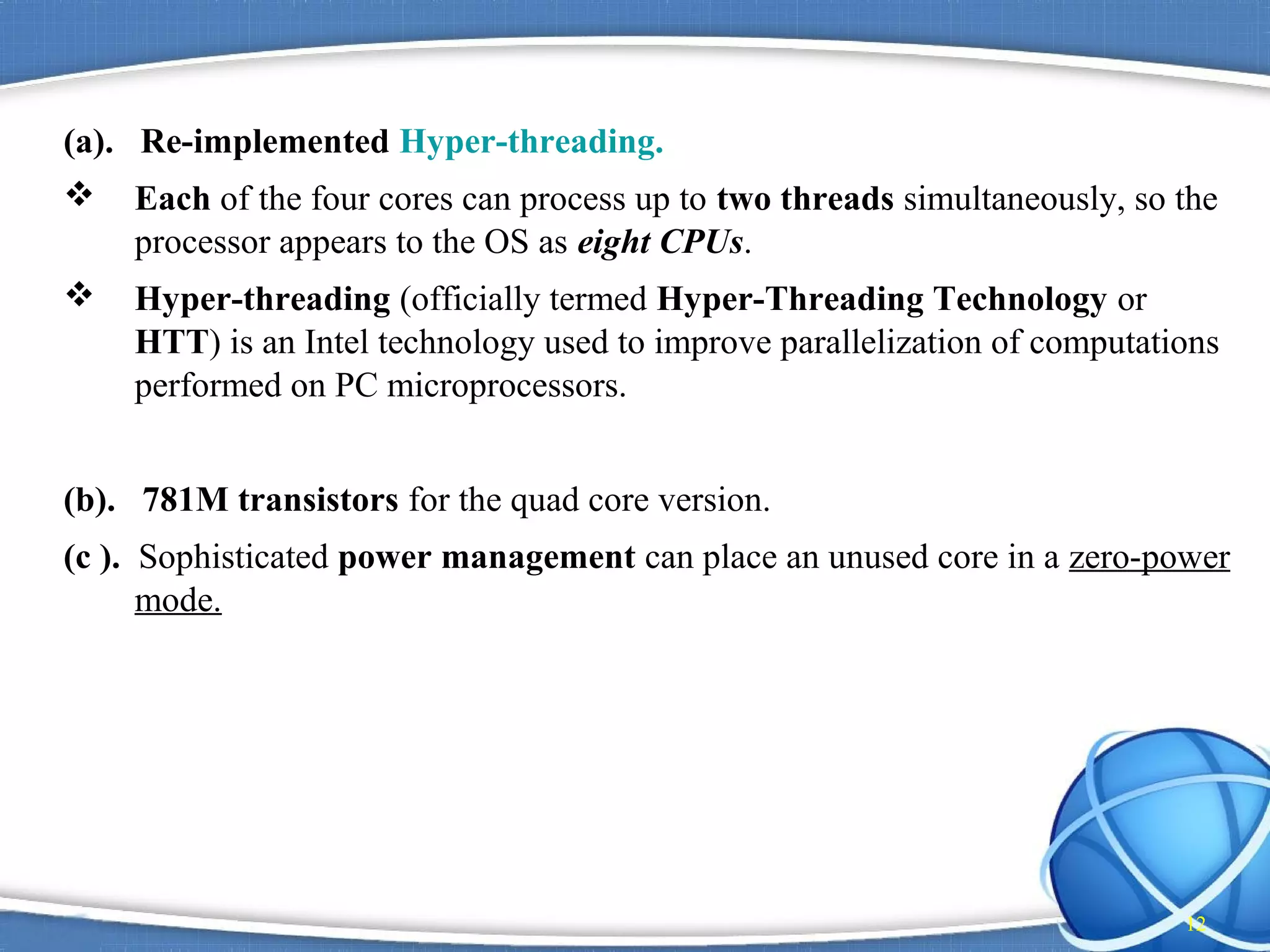 Intel Core i7 Processors | PPT