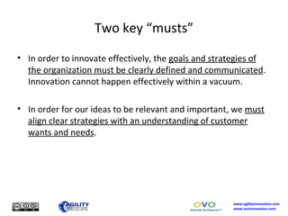 Core innovation reference framework | PPT