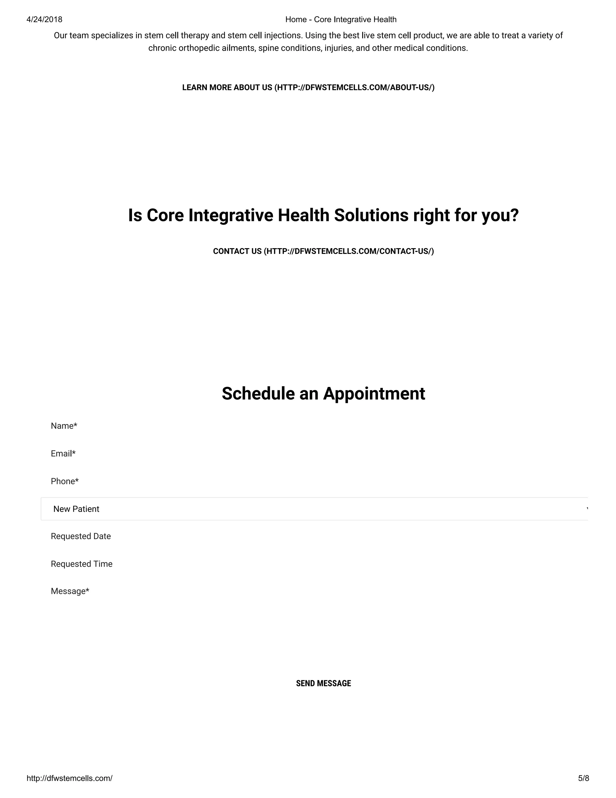 Core integrative health | PDF