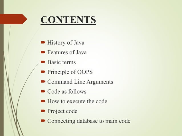 Core java for FACEBOOK ACCOUNT | PPT