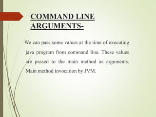 Core java for FACEBOOK ACCOUNT | PPT