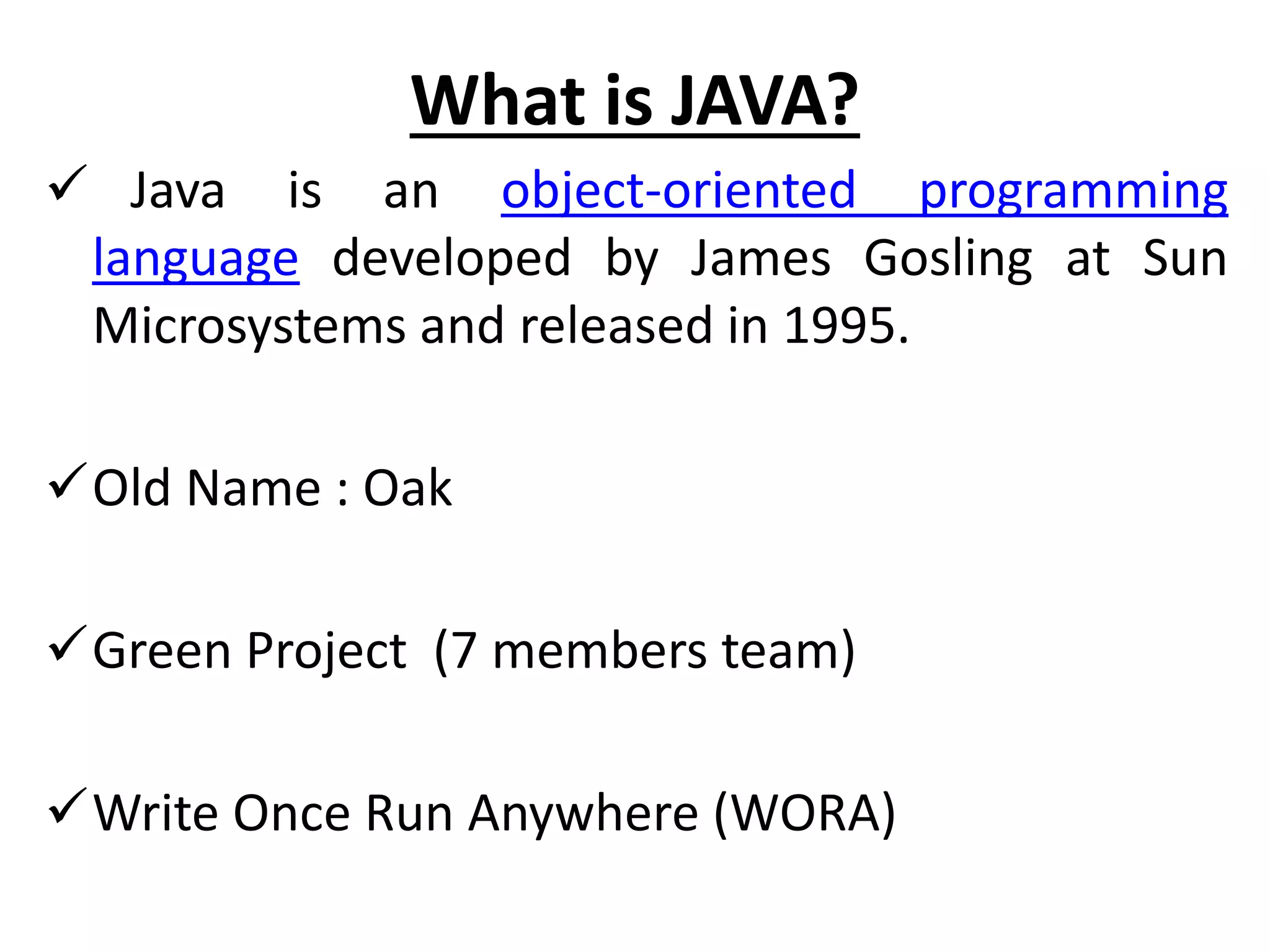 Core java Essentials | PPTX