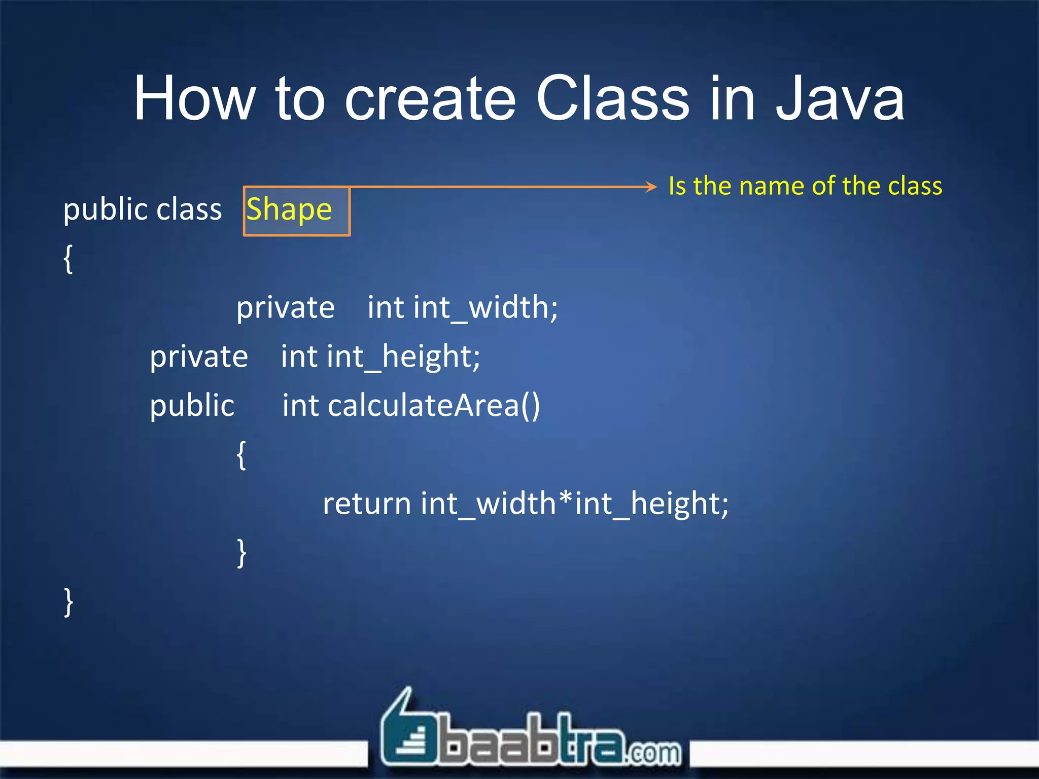 Core java - baabtra | PPT