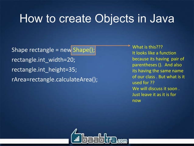 Core java - baabtra | PPT
