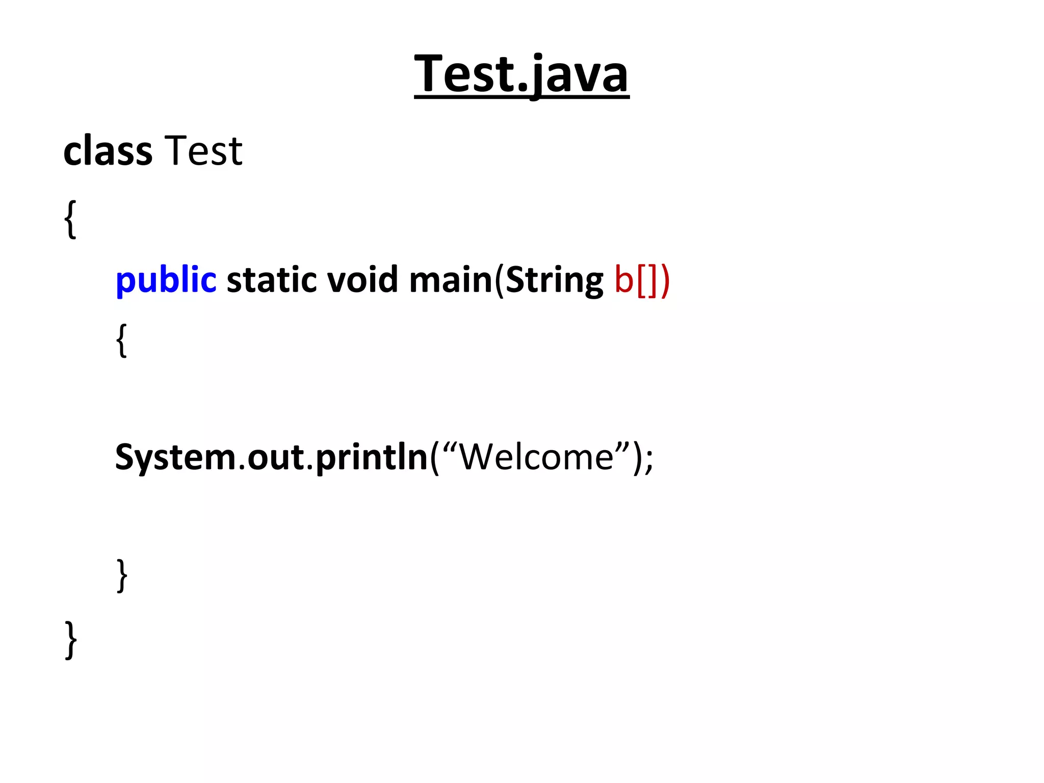 Core Java Ppt Programming Languages Computing