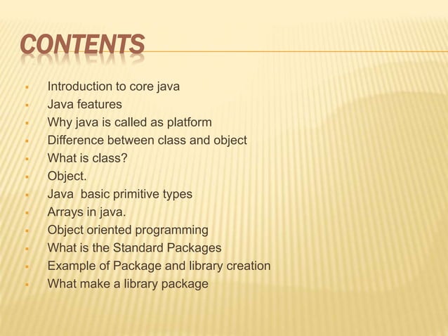 Core java | PPT