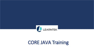 Core java | PDF