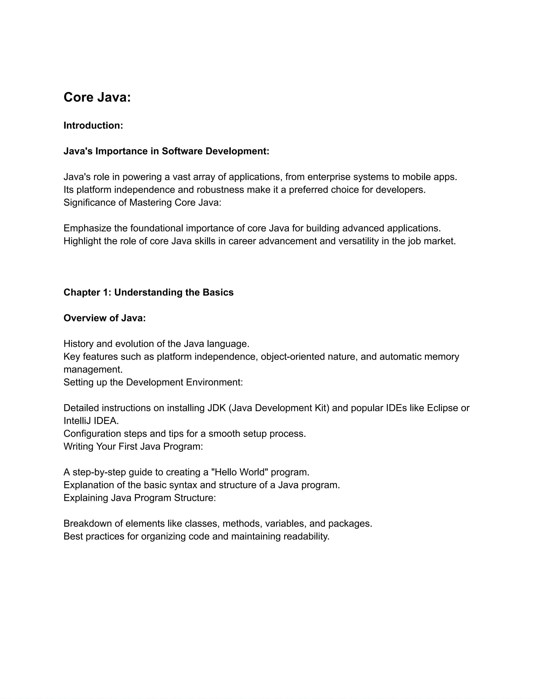 Java's role in powering a vast array of applications, from enterprise systems to mobile apps ...