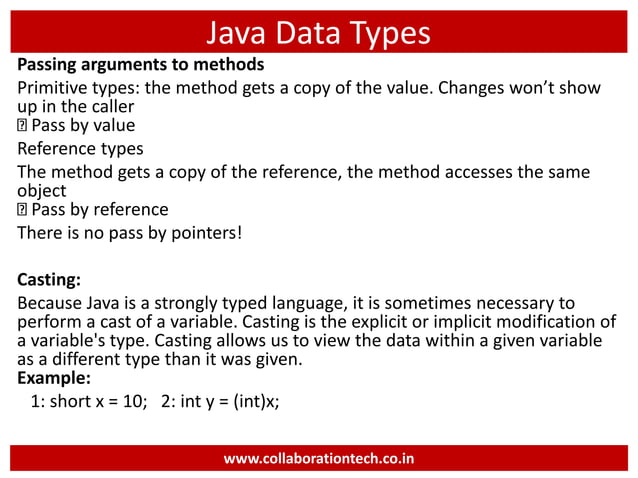 Introduction to Core Java Programming | PPTX