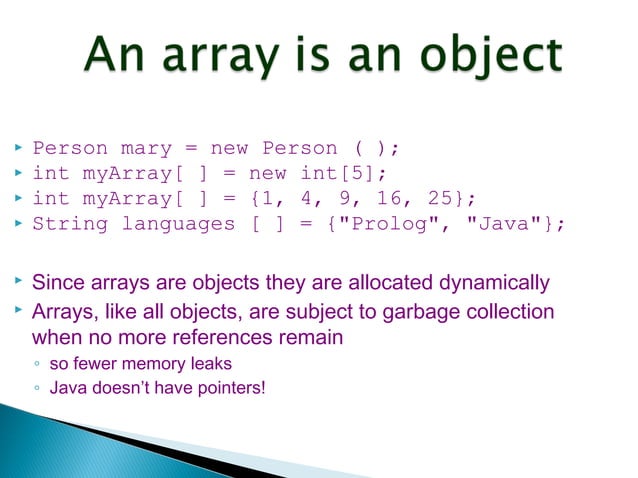 Core java concepts | PPT
