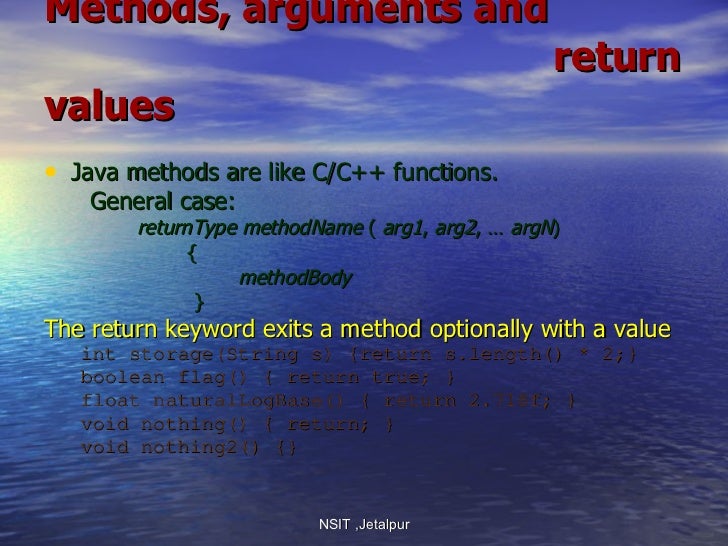 Core java concepts Core java concepts