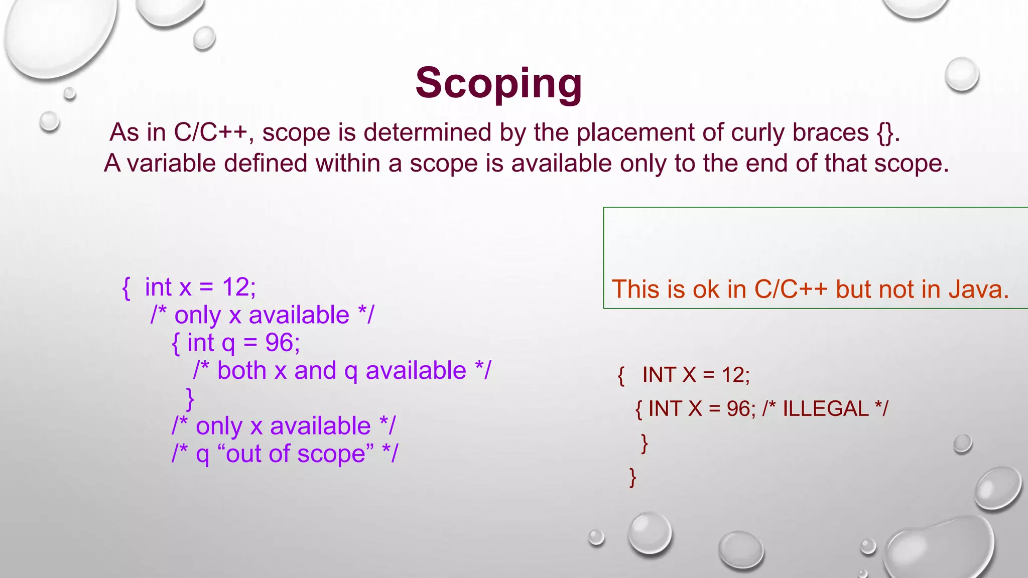 Core java concepts | PPT