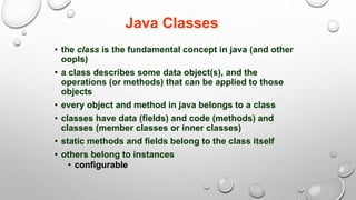 Core java concepts | PPT