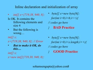 Core java day2 | PPT | Programming Languages | Computing