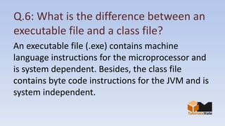 100+ Core java interview questions and Answers | PPT