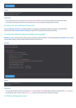 Core Java Interview Questions PDF By ScholarHat | PDF