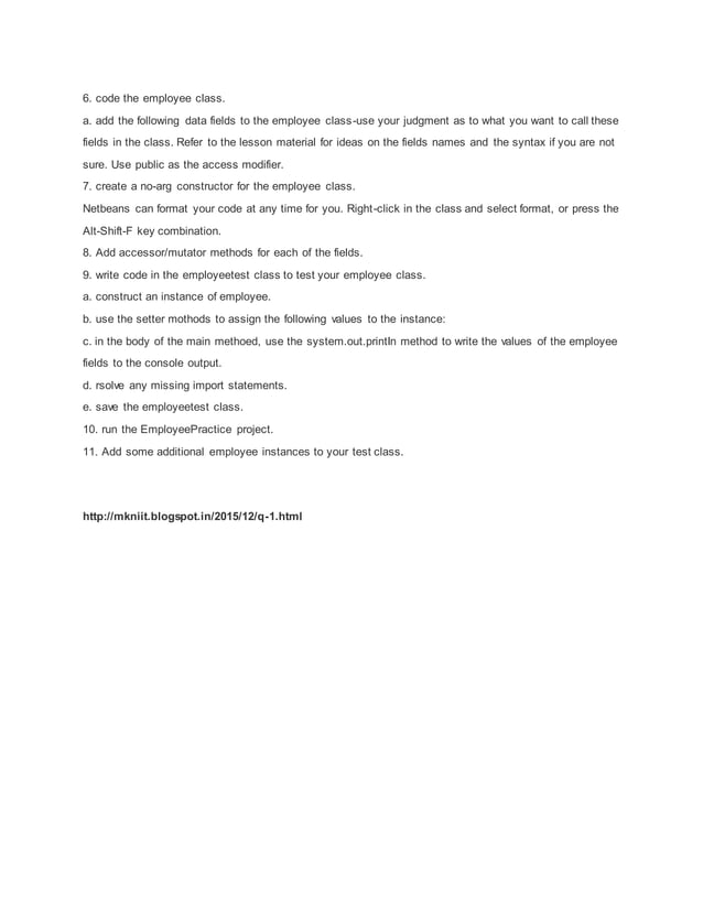 Core java notes with examples | DOCX