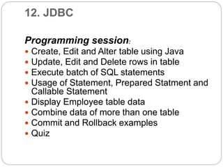 Core java online training | PPT