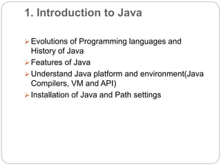 Core java online training | PPT